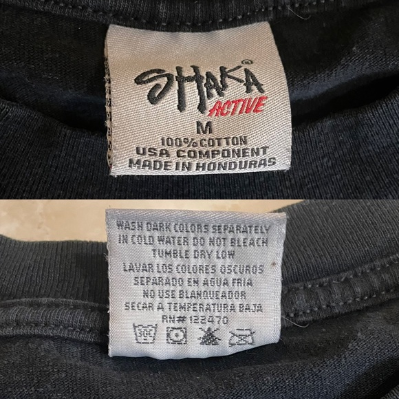 Shaka Active | Shirts | Mens Black Logo Tshirt | Poshmark
